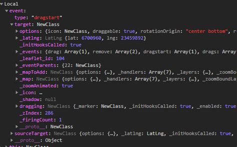 Originalevent Property Is Not Available On Lmarker Dragstart Event