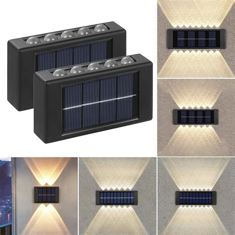 Умные светодиодные уличные фонари на солнечной батарее водонепроницаемый декоративный