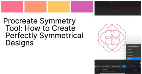 Procreate Symmetry Tool How To Create Perfectly Symmetrical Designs Artsydee Drawing