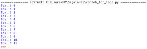Python Part 7 Perulangan SegalaHal
