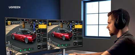 Amazon Com UGREEN Cat 8 Ethernet Cable 6FT High Speed Braided 40Gbps 2000Mhz Network Cord