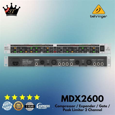 Jual Behringer Composer Pro Xl Mdx2600 Compressor Peak Limiter Gate