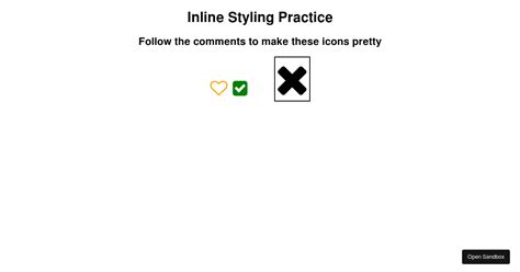 Redi React Fall 2020inline Styling Practice Solutions Codesandbox
