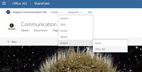 SharePoint Hub Sites Arild Aarnes
