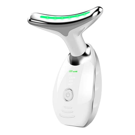 Vibrating Face Instrument Three Color Beauty Facial Massager Microcurrent Facial Device Firming