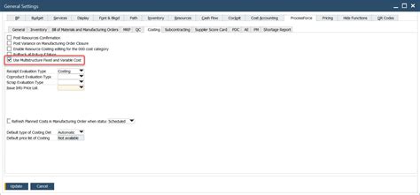 Multistructure Fixed And Variable Overhead Costs CompuTec Learn