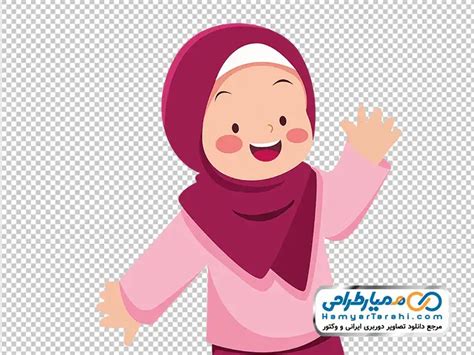 تصویر وکتوری دختر بچه خندان 04242503