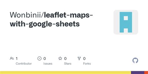 Github Wonbinii Leaflet Maps With Google Sheets