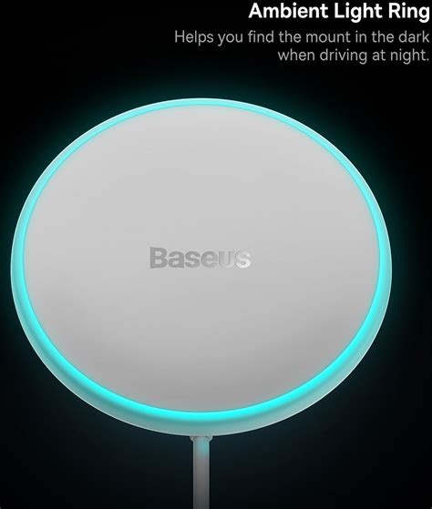 Baseus Autolader 25W Met MagSafe Ventilatierooster Houder 15W Wit