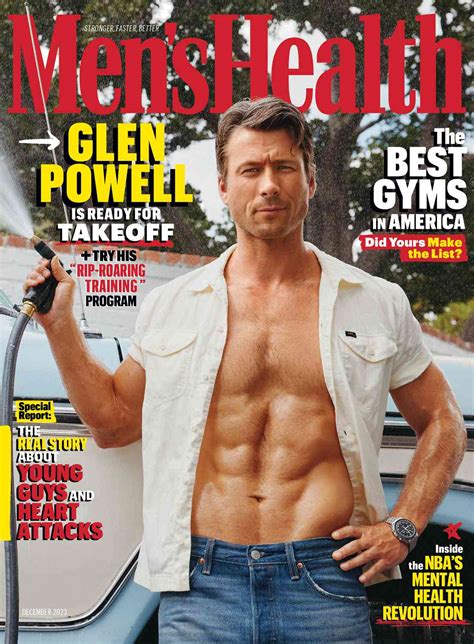 Glen Powell Has A New Dimple On His Butt From Starting Pilates