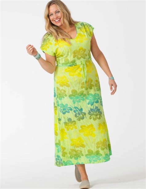 Yellow Plus Size Maxi Dress Pluslookeu Collection