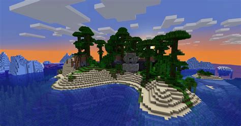 Isolated Jungle Temple Island And 5 Double Dungeons Seed Countdown 42