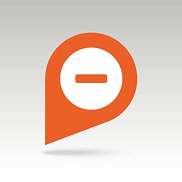 Minus Pin Map Icon Map Pointermarkers Red Symbol Location Vector Red Symbol Location PNG And