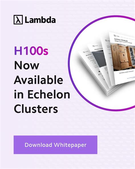 Scale Your Machine Learning Workloads With A Gpu Cluster Lambda