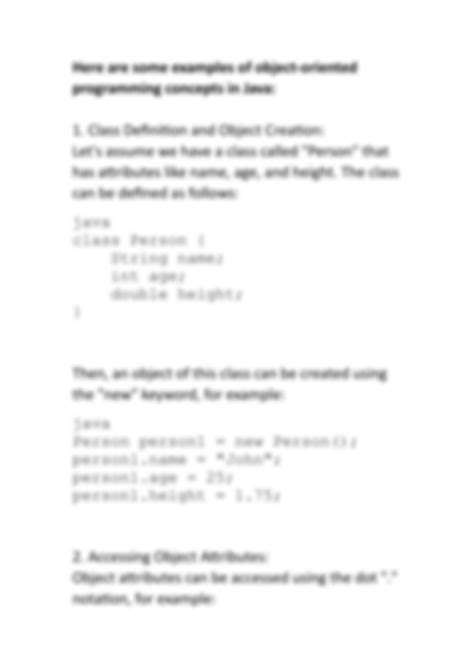 Solution Object Oriented Programming In Java Studypool