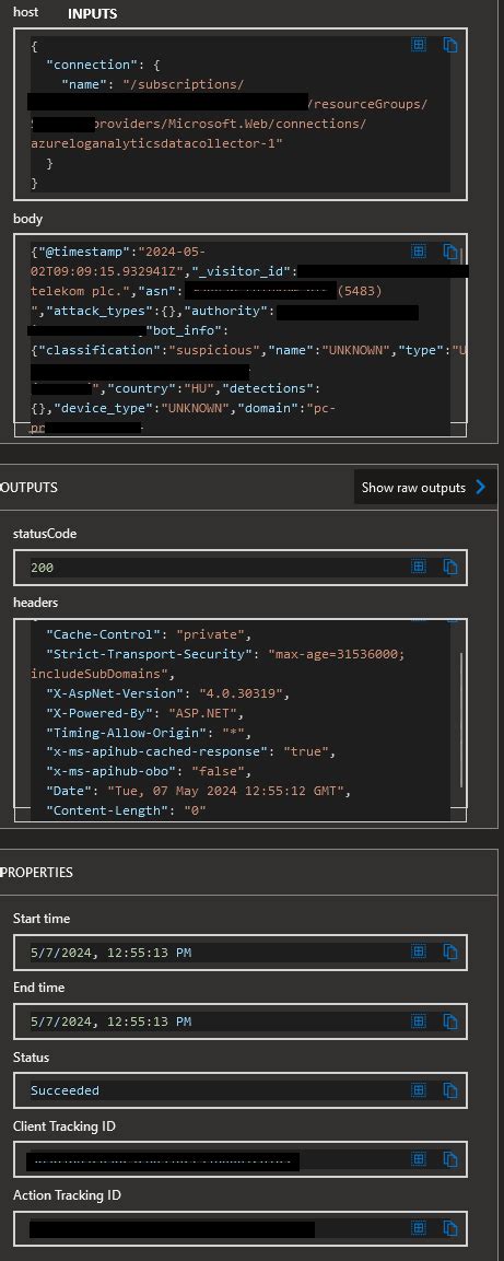 logic app send data to log analytics function not working microsoft qanda