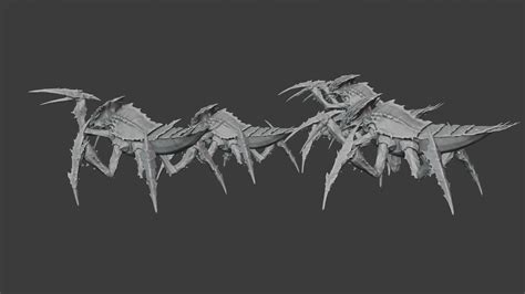 🎲 Helldivers 2 Terminid Warrior 4 Pose Pack・ Stl File For 3d Printing