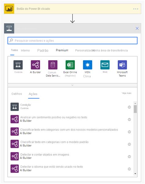 Criar Um Visual Do Power Automate Para Power Bi Power Bi Microsoft