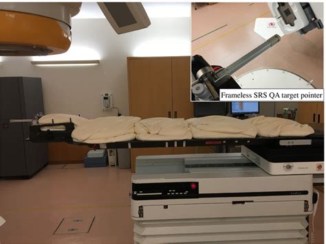 The Aspect Of The Frameless Srs Qa Target Pointer On The Weighted Couch Download Scientific The Aspect Of The Frameless Srs Qa Target Pointer On The Weighted Couch Download Scientific
