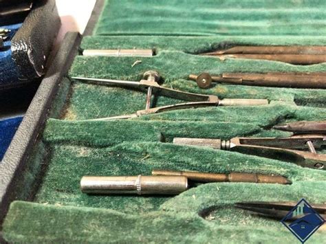 Vintage Protractor Set And Dietzgen Master Gem Set Estate Details