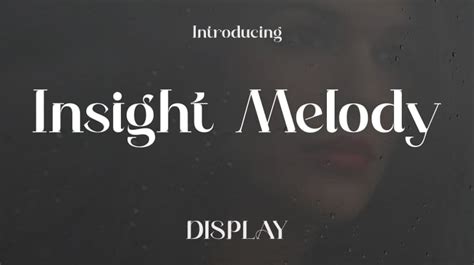 Insight Melody Font Download Free For Desktop And Webfont