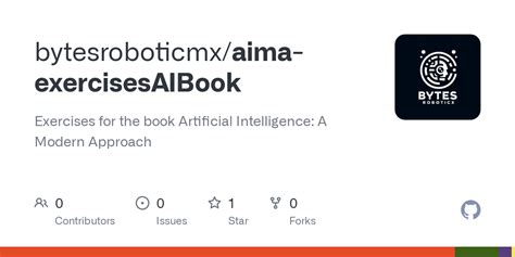 github bytesroboticmx aima exercisesaibook exercises for the book