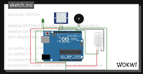 Assignment 1 ★ Build A Smart Home In Wokwi With Minimum 2 Sensors Led Buzzer Wokwi Esp32