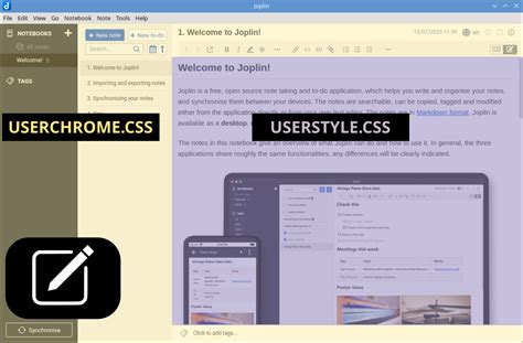 Introduction To Customising Joplin Userchromecss And Userstylecss