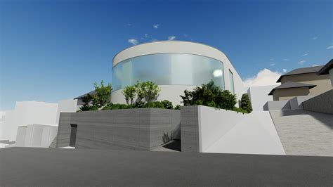 曲線が守る開放的な住まい｜3d Movie｜特徴｜高級注文住宅専門の建築設計事務所アーネストアーキテクツ