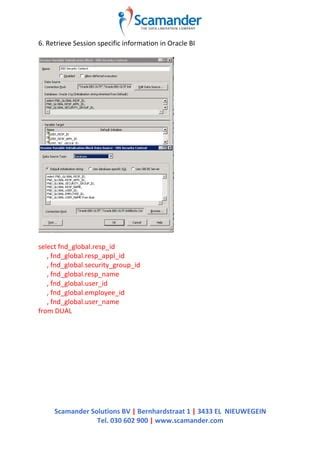 Setup Oracle EBS 2 Oracle BI SSO PDF