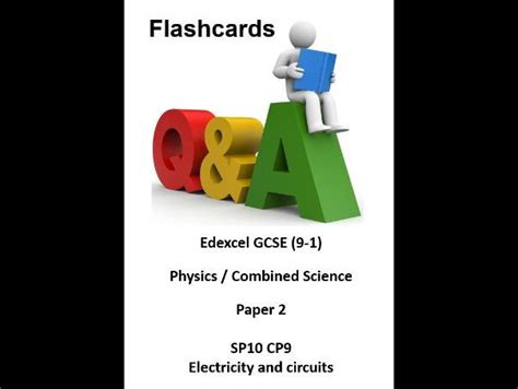 Revision Flashcards Edexcel 9 1 Gcse Physics Combined Science Topic 10 Electricity In
