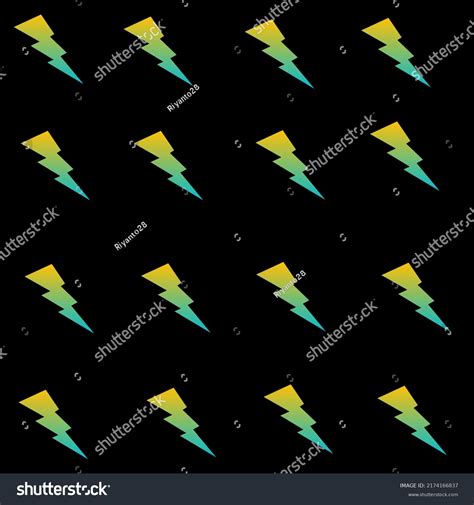 Abstract Lightning Gradient Black Background Illustration Stock