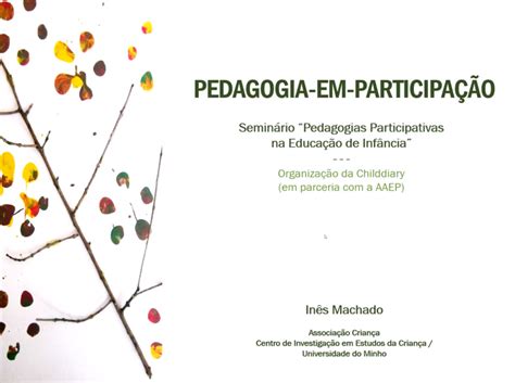 Pedagogias Participativas Na Educa O De Inf Ncia Centenas De