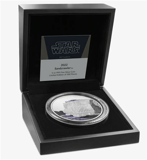 2022 Niue Star Wars Sandcrawler 5oz Silver Proof Coin