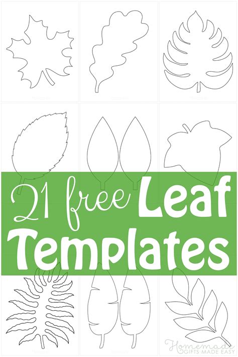 Leaves Template Free Printable Fall Leaf Template Leaf Printables