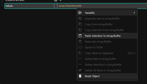 Reset Object Destroys Arrays Issue WolvenKit WolvenKit GitHub