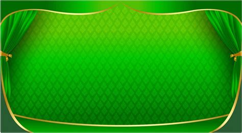 Premium Vector Thai Pattern Stage Backdrop With Curtain For Decoration Vector Illustration