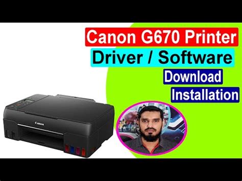 Canon Pixma G670 Printer Driver Download Installation In Windows 10 lമലയള 07 08 2024