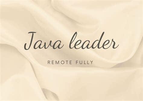 Bích Lệ It Hunter On Linkedin Remotefullyjob Javaleader