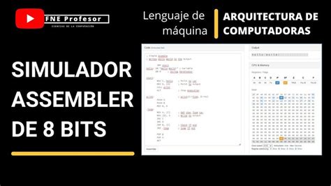 simulador assembler de 8 bits set de instrucciones de 8 bits simple
