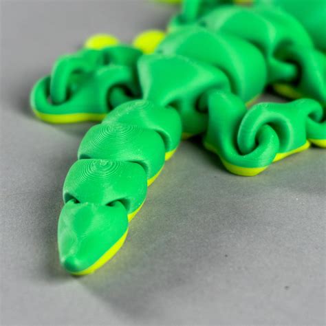 Blob Gecko Flexi Magnetic Art Toy With Rock 3d Model By Bloblab On Thangs