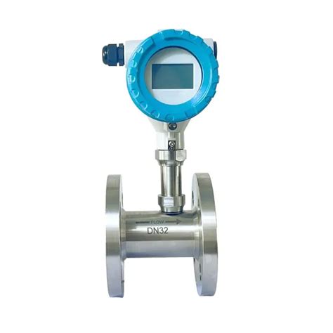 Flowmeter Water Turbine Flow Meter Sensor With Pulse Signal Flange Connection Flowmeter Flow