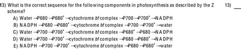 [answered] 13 What Is The Correct Sequence For The Following Components