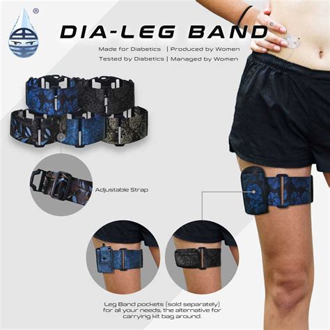 Insulin Pump Leg Band Dia Leg Band By Kaio Dia Kaio Dia