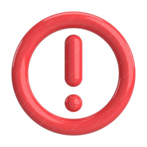 Premium Photo Warning Sign Exclamation Mark 3d Illustration