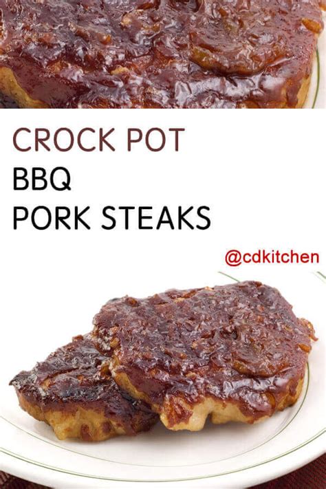 Crock Pot Bbq Pork Steaks Recipe Cdkitchen