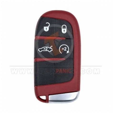 SRT Smart Remote Key Shell Buttons Red Color