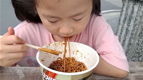 짜파게티 컵라면 먹방♡ Youtube