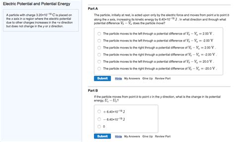 Solved A Particle With Charge Times C Is Placed Chegg