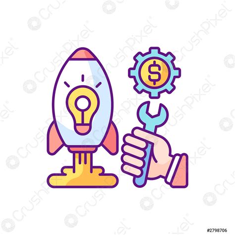 Startup Support RGB Color Icon Stock Vector 2798706 Crushpixel